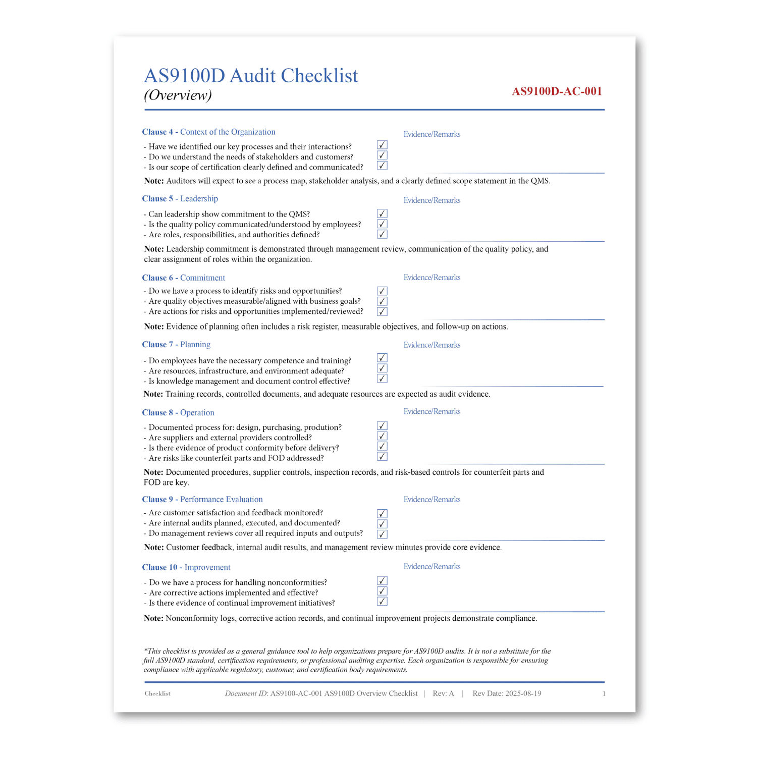 AS9100 Internal Audit Process: A Guide to Aerospace Compliance